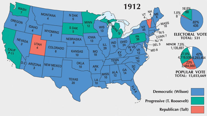 The Fog Of Historical Pictures: The 1912 Presidential Election – FIRST ...