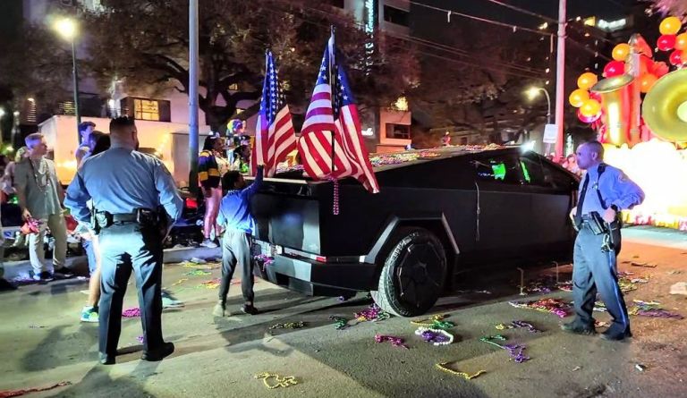 Not Everything Sucks: Tesla Cybertruck Booed Off Orpheus Parade Route ...